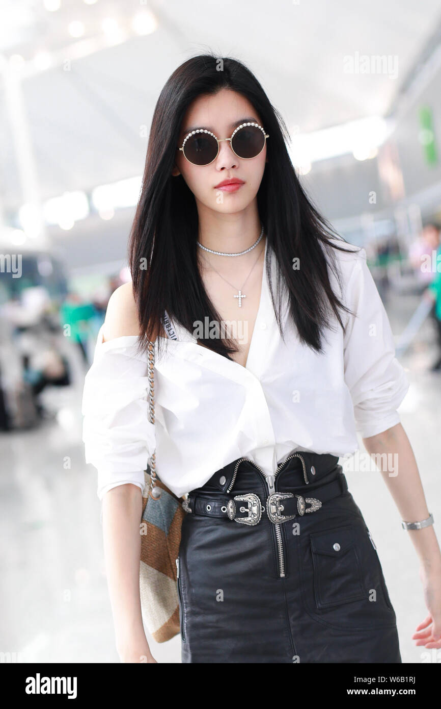 Chinese model Xi Mengyao, better known as Ming Xi, is pictured at the ...