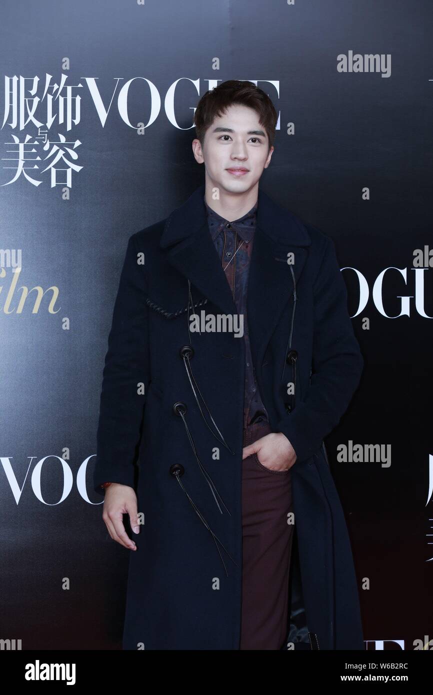 Chinese singer and actor Xu Weizhou, known internationally as Timmy Xu ...