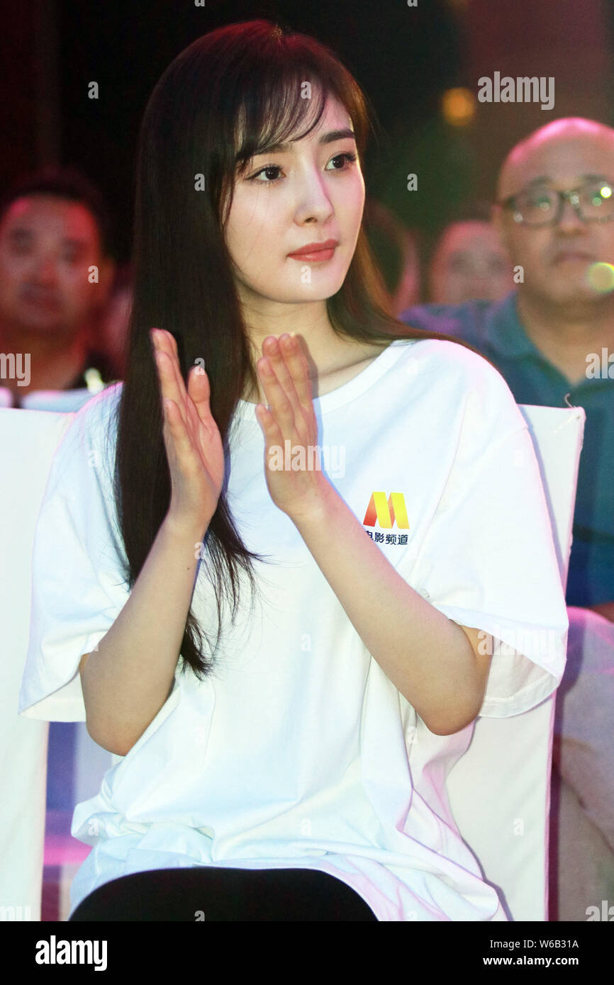 Chinese actress Yang Mi attends the China Movie Channel Night during ...