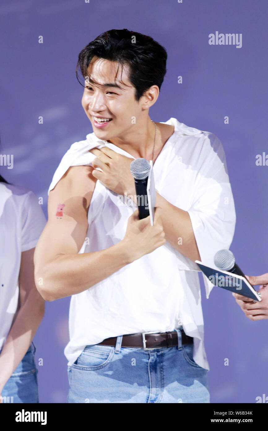 Canadian singer and actor Henry Lau attends a press conference for new ...