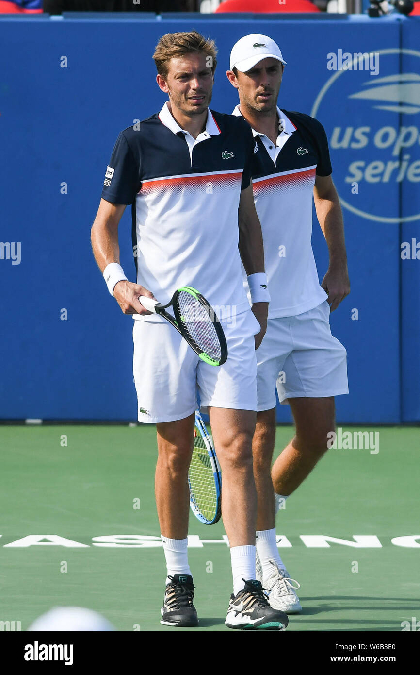 Washington, D.C, USA. 31st July, 2019. NICHOLAS MAHUT and EDOUARD ROGER ...