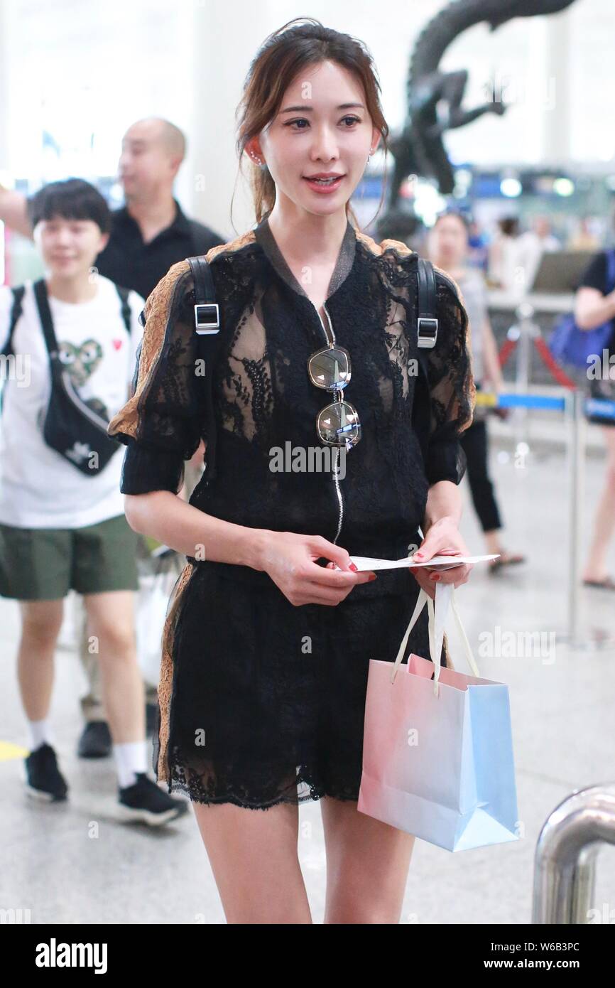 Taiwanese model and actress Lin Chi-ling is pictured at the Beijing ...