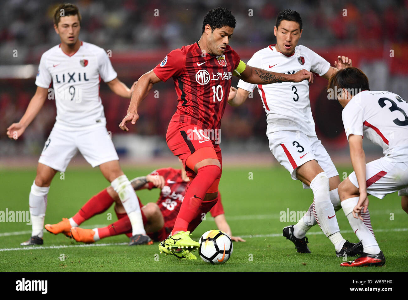 Brazilian football player Givanildo Vieira de Sousa, left, better known ...