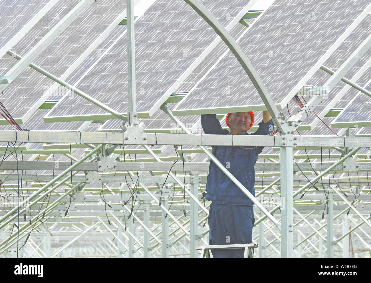 Photovoltaic station w hi-res stock photography and images - Alamy