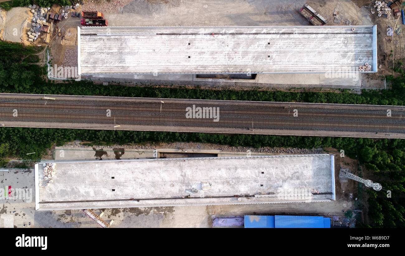 Two girder bridges weighing 10,400 tonnes are to rotate 52.5 degrees ...