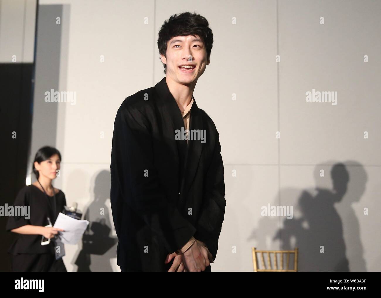 **TAIWAN OUT**Japanese model and actor Kentaro Sakaguchi attends a ...