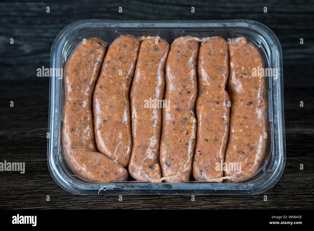 Flexitarian sausages made with meat and plant based ingredients. Future ...