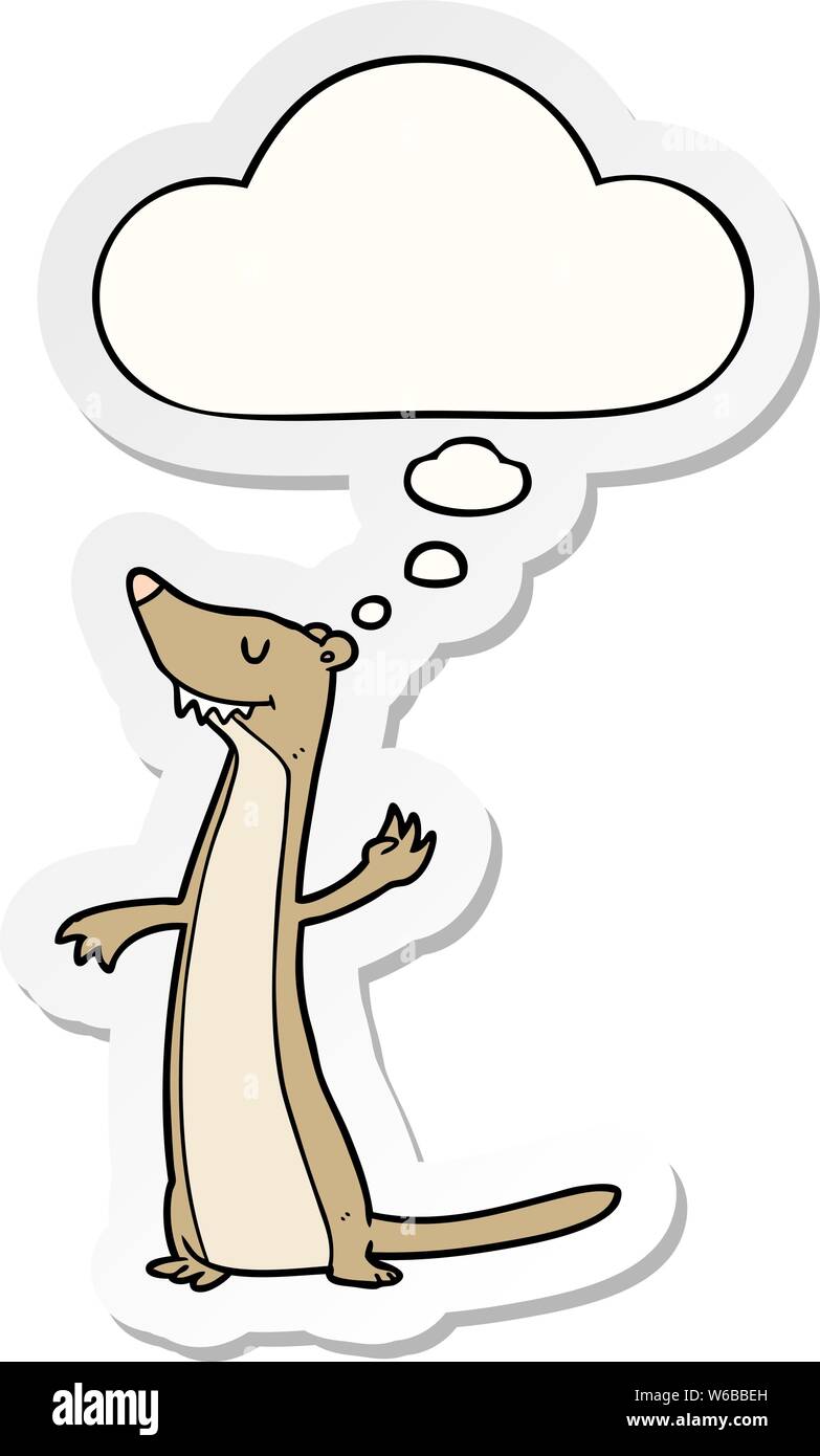 Funny weasel cartoon Cut Out Stock Images & Pictures - Alamy