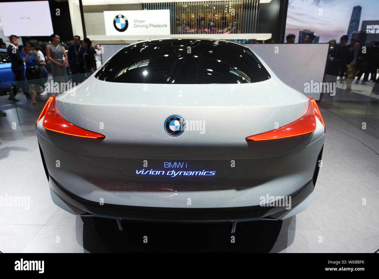 A BMW iVision Dynamics concept car is on display during the 15th ...