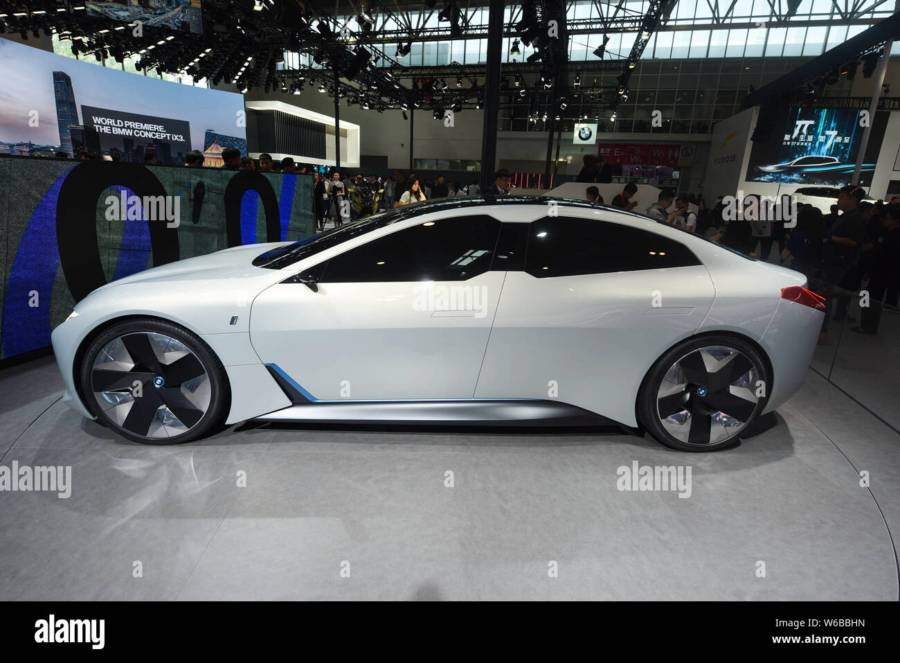 A BMW iVision Dynamics concept car is on display during the 15th ...