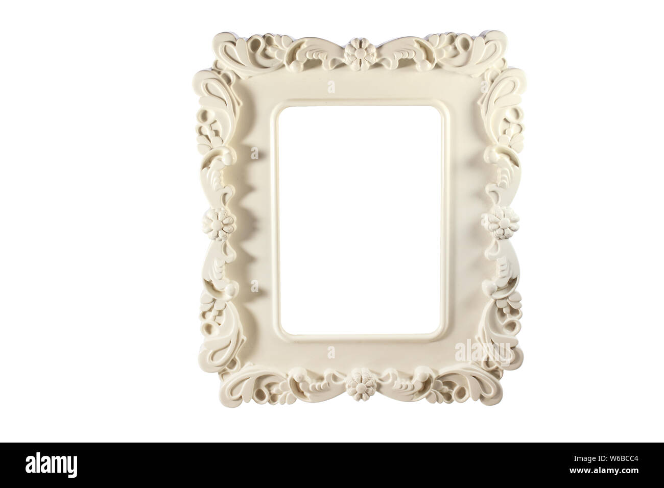 Photo Frame on White Background Stock Photo - Alamy