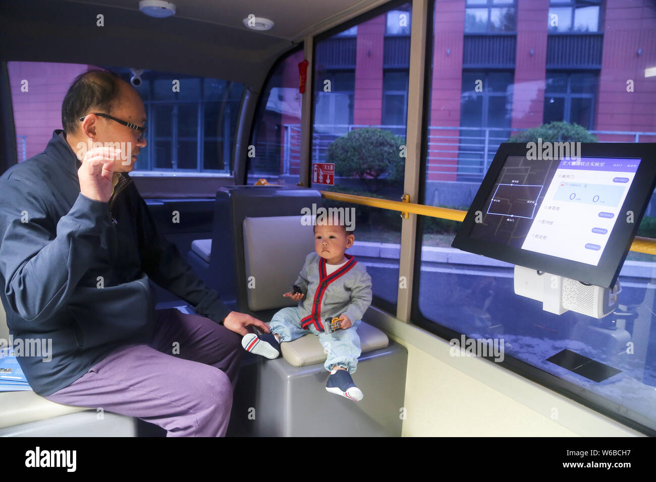 Mini bus passengers hi-res stock photography and images - Alamy