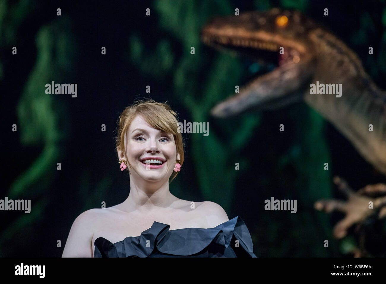 American actress Bryce Dallas Howard attends a press conference for new ...