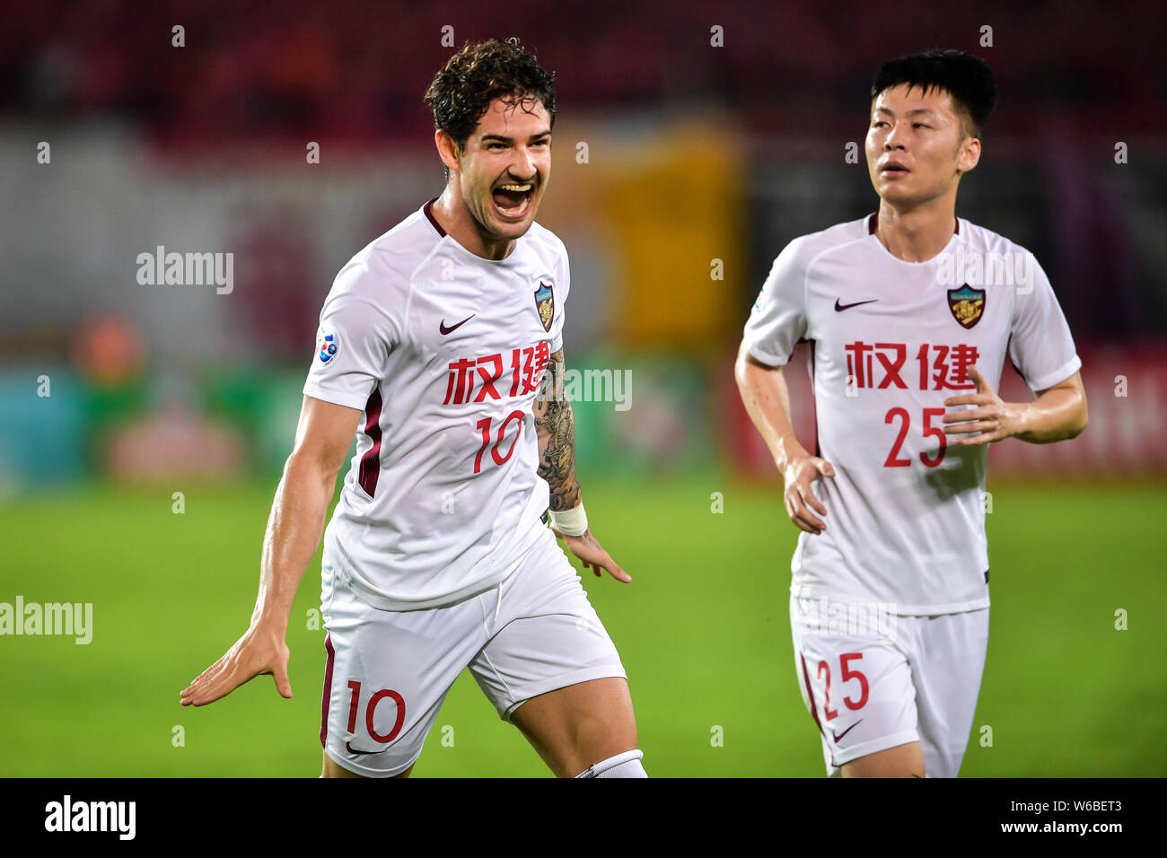 Brazilian football player Alexandre Rodrigues da Silva, known as Pato ...