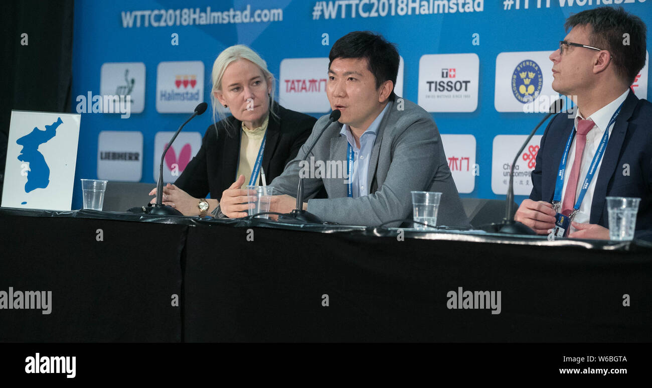 Thomas Weikert President of ITTF (International Table Tennis Federation ...