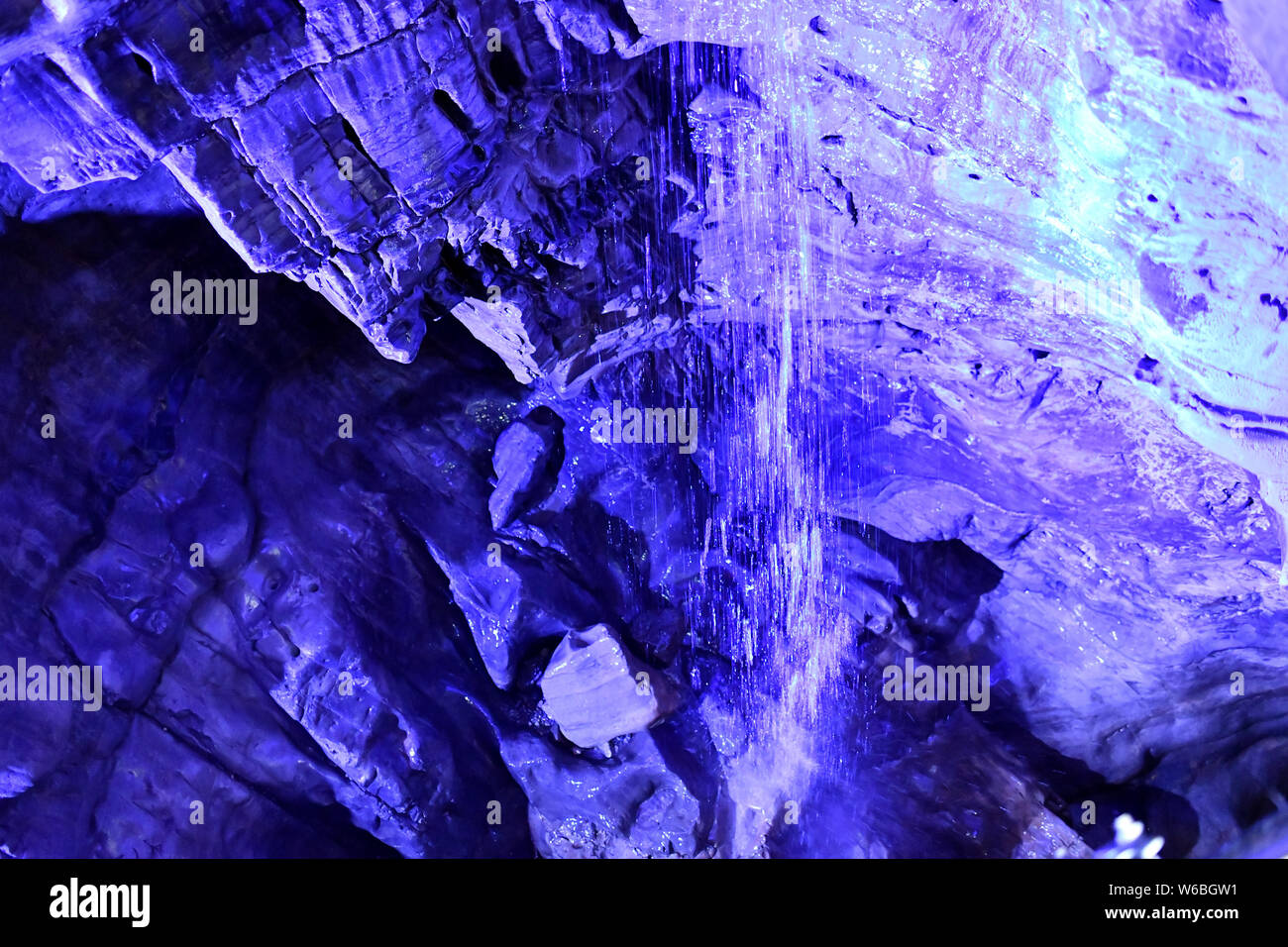 Landscape of the Shuanghe Karst Cave, the longest cave in Asia, in ...