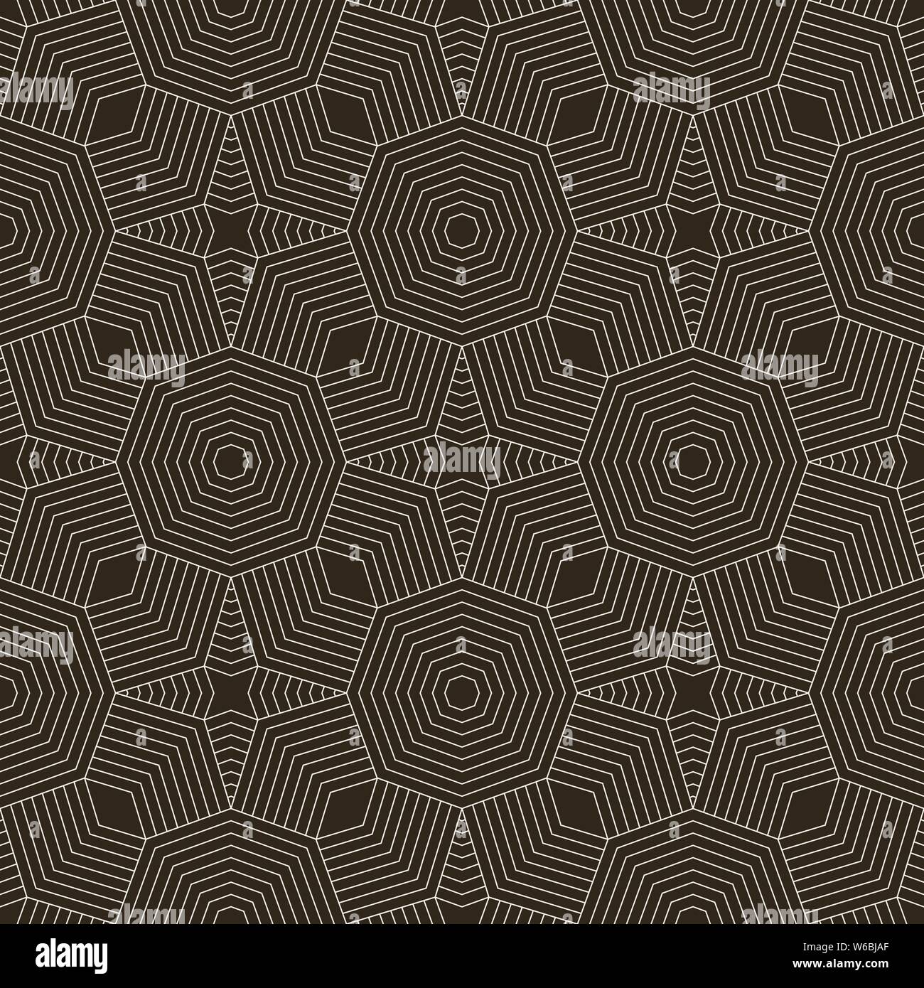 Vector seamless pattern. Infinitely repeating modern geometrical ...