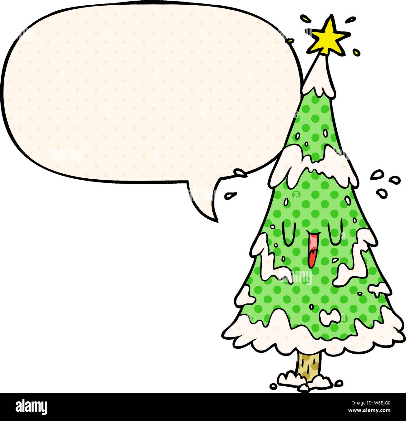 Trees Comic Book Style