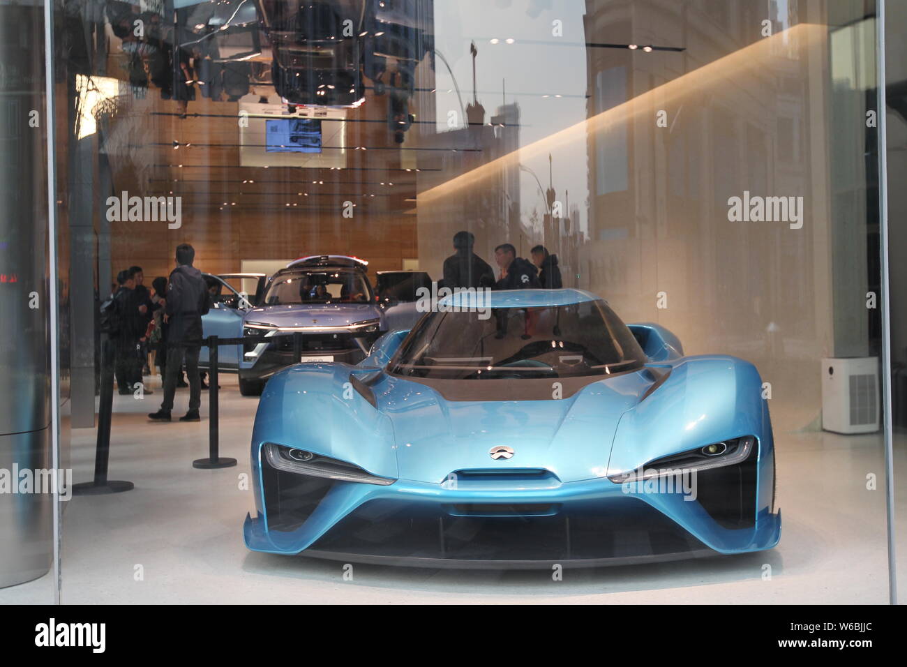 --FILE--A NextEV Nio EP9 electric supercar is on display at the NIO ...