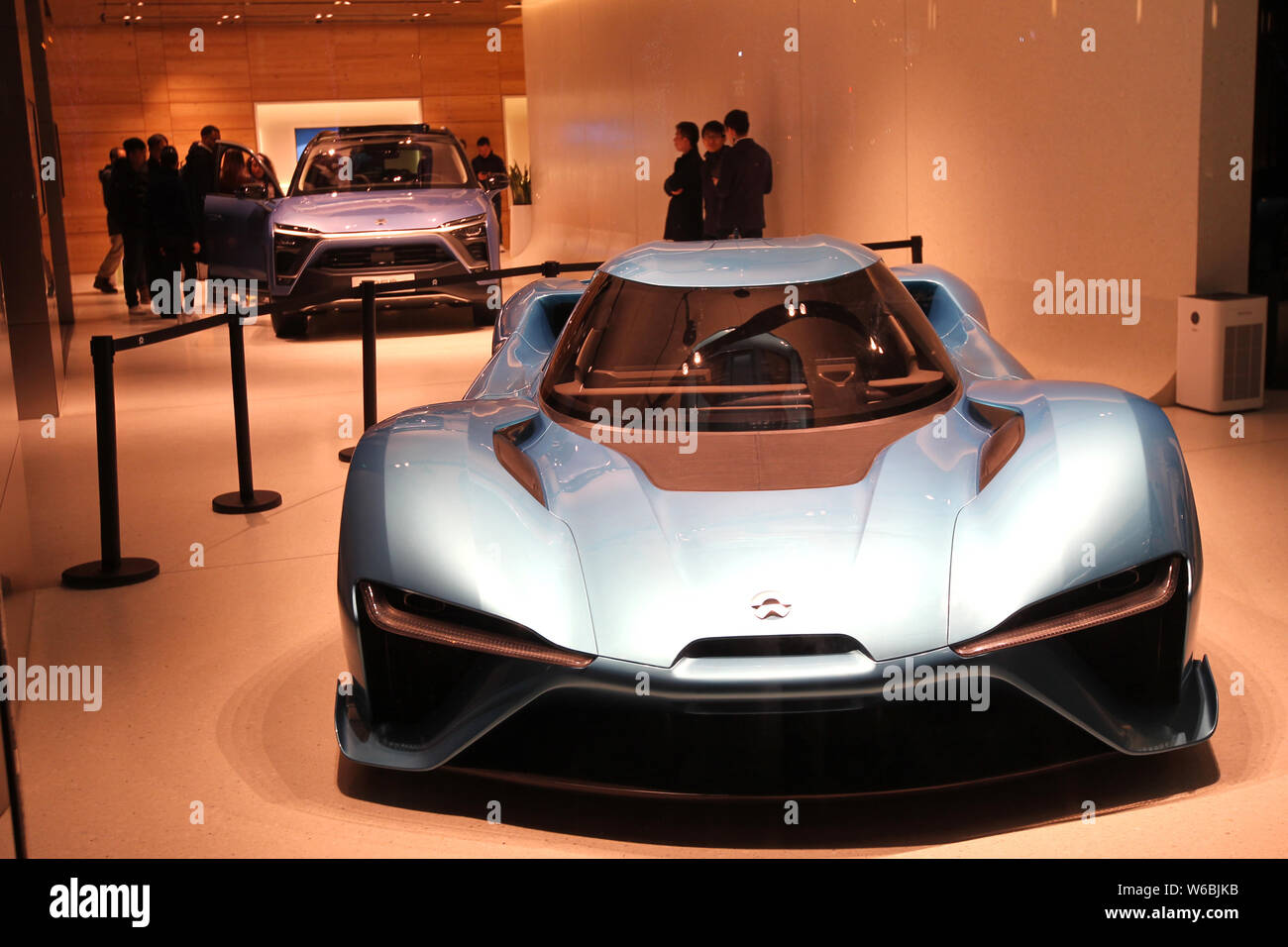 --FILE--A NextEV Nio EP9 electric supercar is on display at the NIO ...