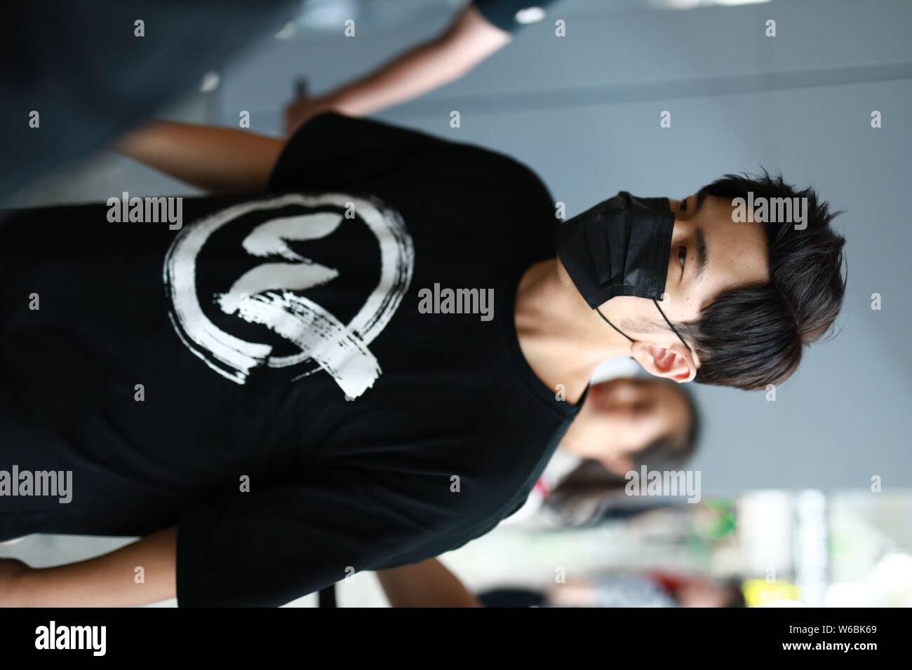 Taiwanese singer Jay Chou is pictured at the Shanghai Hongqiao ...