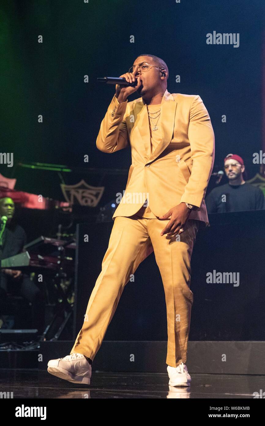 July 30, 2019, Milwaukee, Wisconsin, U.S: NAS (NASIR BIN OLU DAR JONES ...