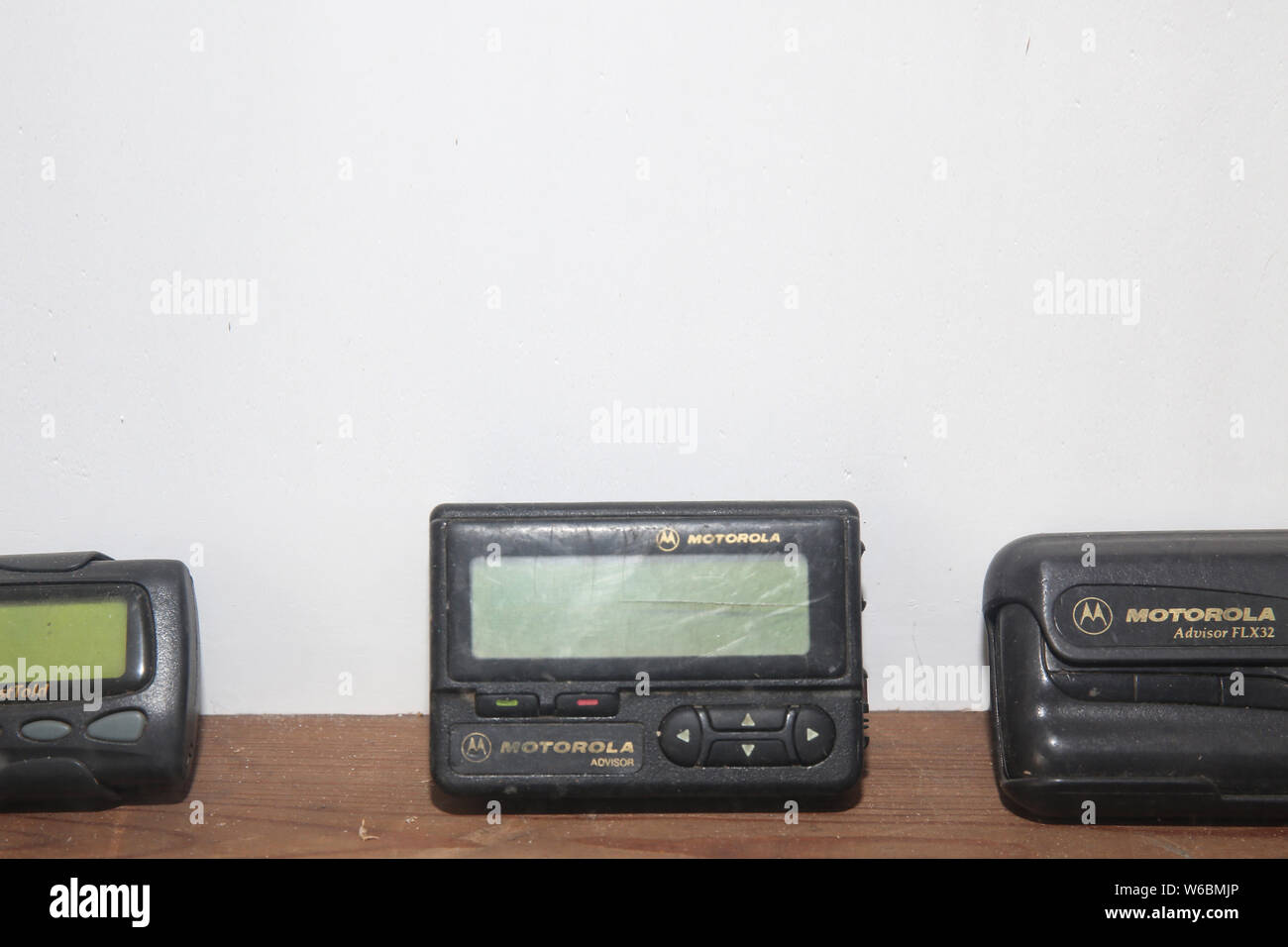 View of pagers from Motorola, which becomes popular after China's first ...