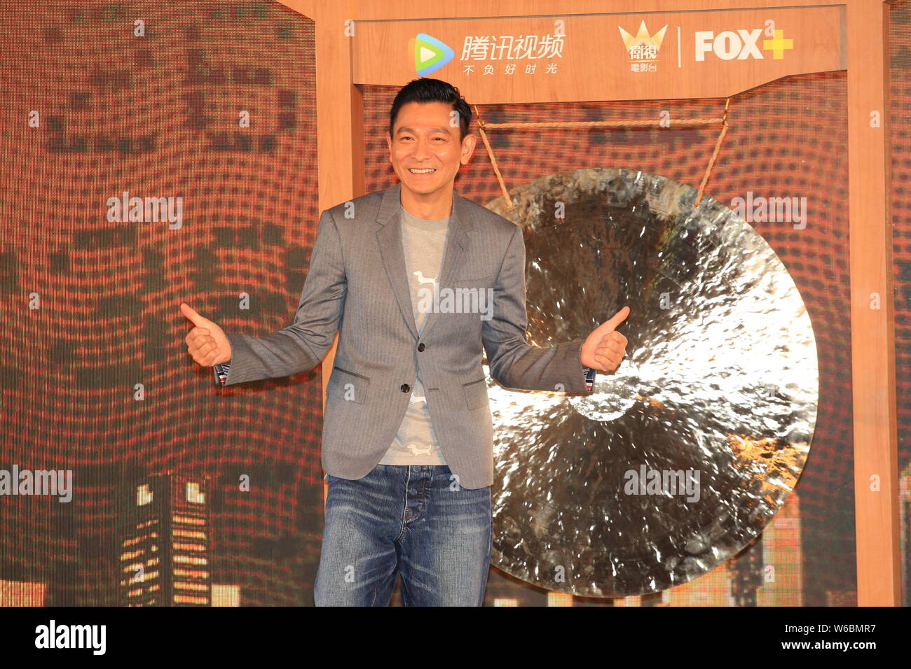 Hong Kong actor Andy Lau attends a press conference for his new TV ...