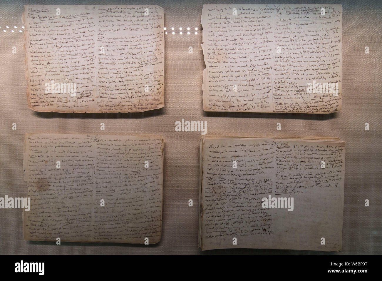 German philosopher Karl Marx's original manuscript called Br¨¹sseler ...