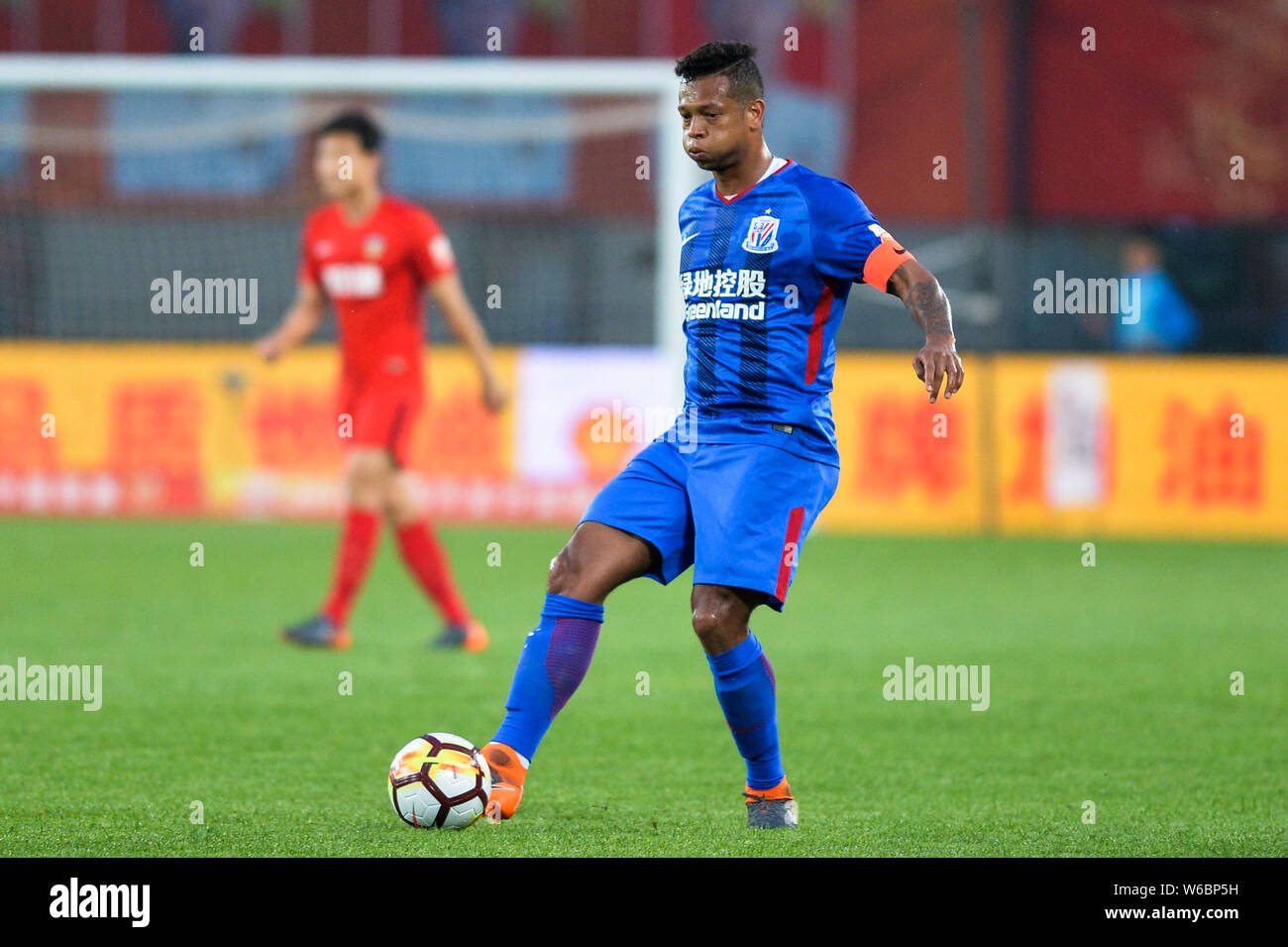 Colombian football player Fredy Guarin of Shanghai Greenland Shenhua ...
