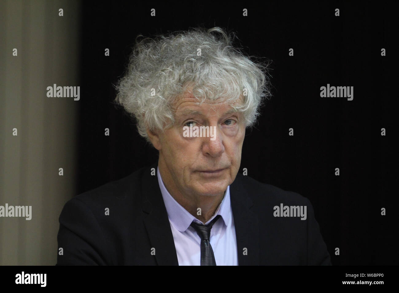 Australian-born British political theorist John Keane speaks during a ...