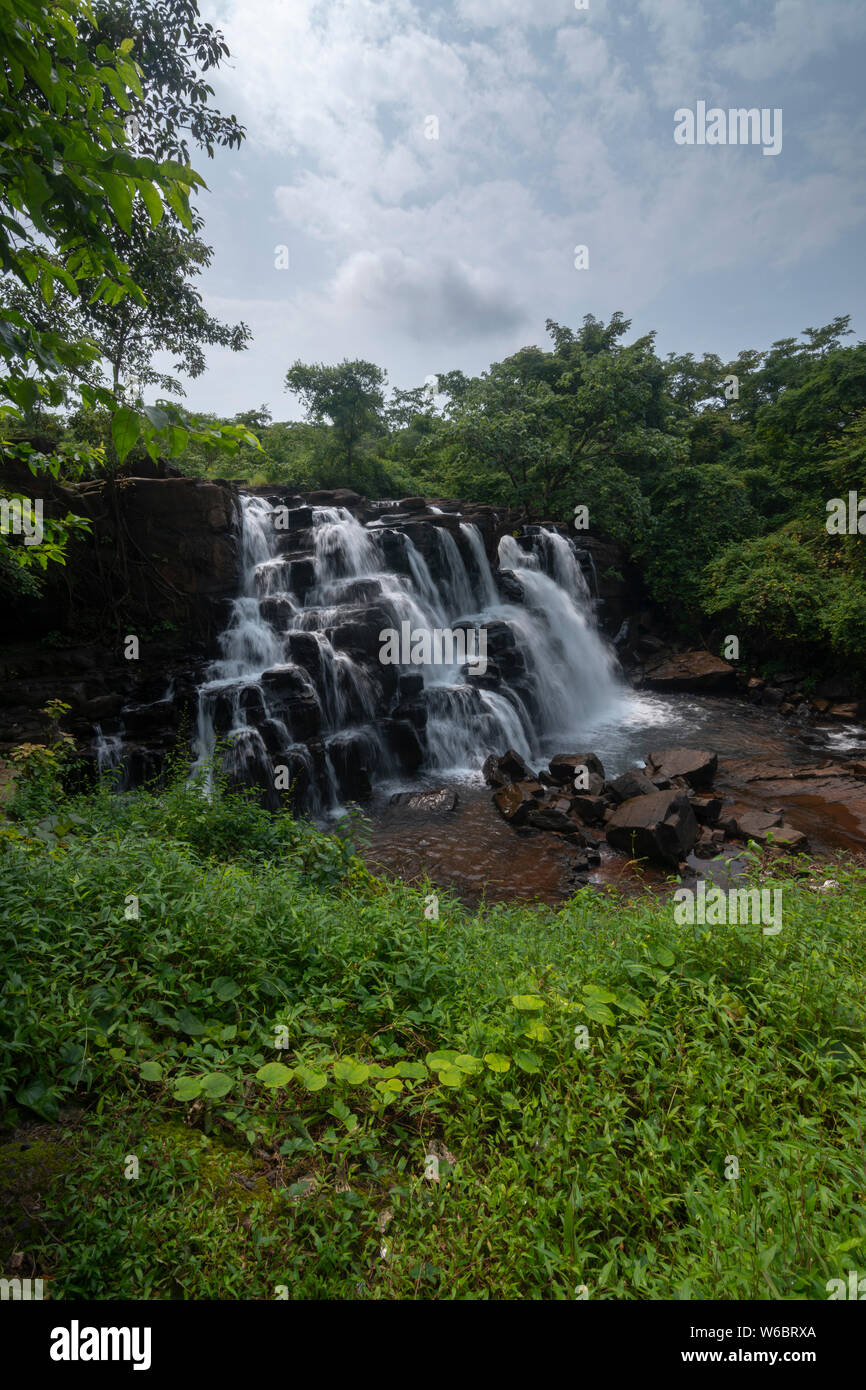 Savdav Waterfall near Kankavli,Sindhudurga,Maharashtra,India,Asia Stock ...