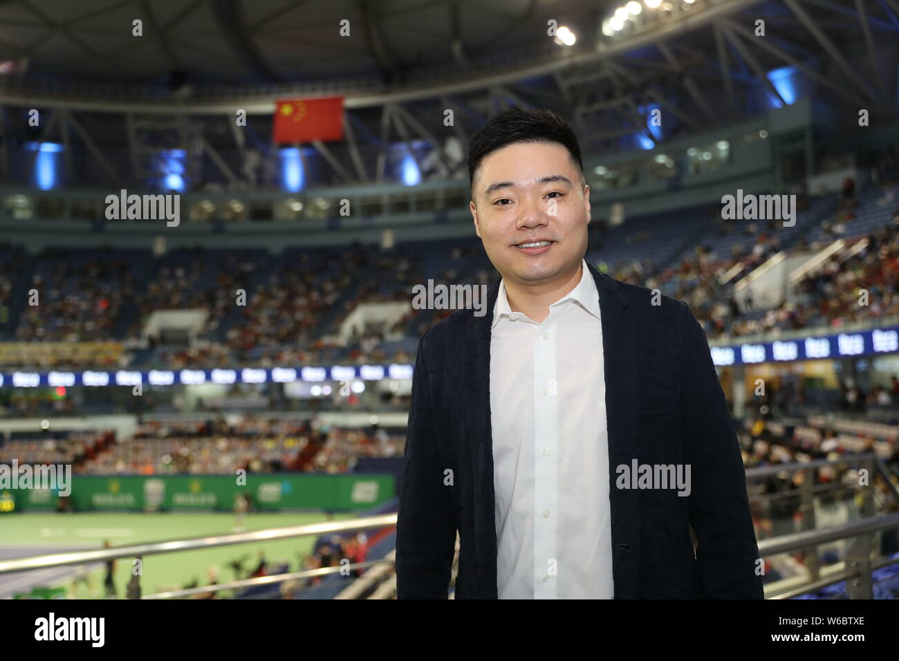 --FILE--Chinese snooker player Ding Junhui is pictured during the ...