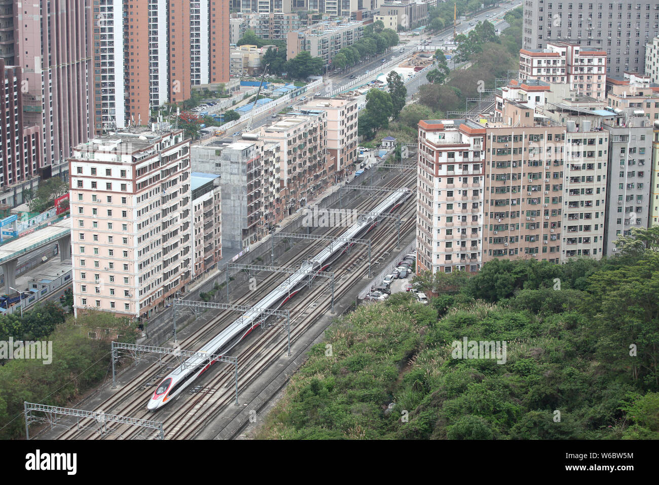 Hong kong high speed rail train hi-res stock photography and images - Alamy