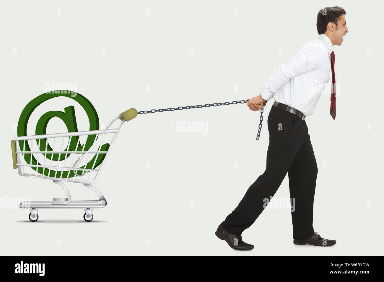 Man pulling cart hi-res stock photography and images - Alamy