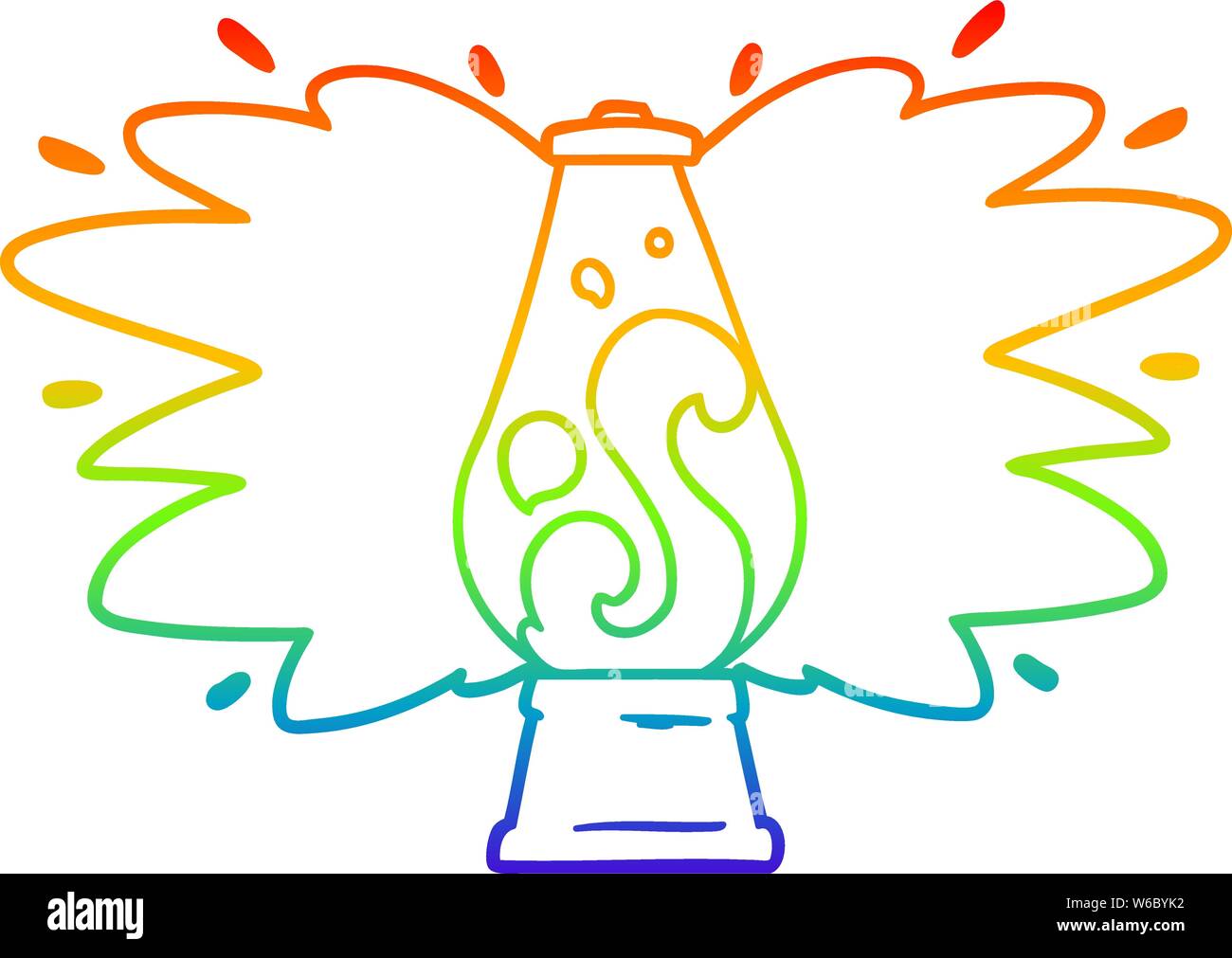 Hand drawn cartoon lava lamp hi-res stock photography and images - Alamy