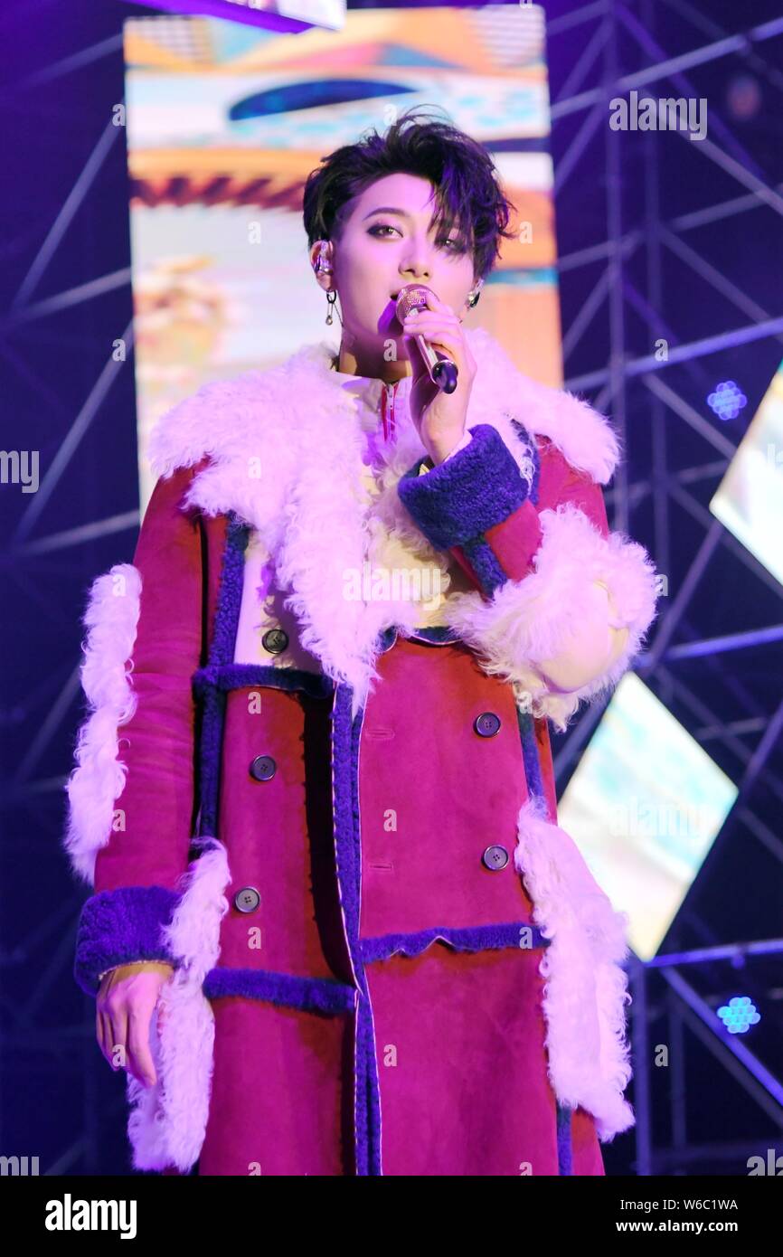 Chinese singer Huang Zitao, better known as Z.Tao, performs at his ...