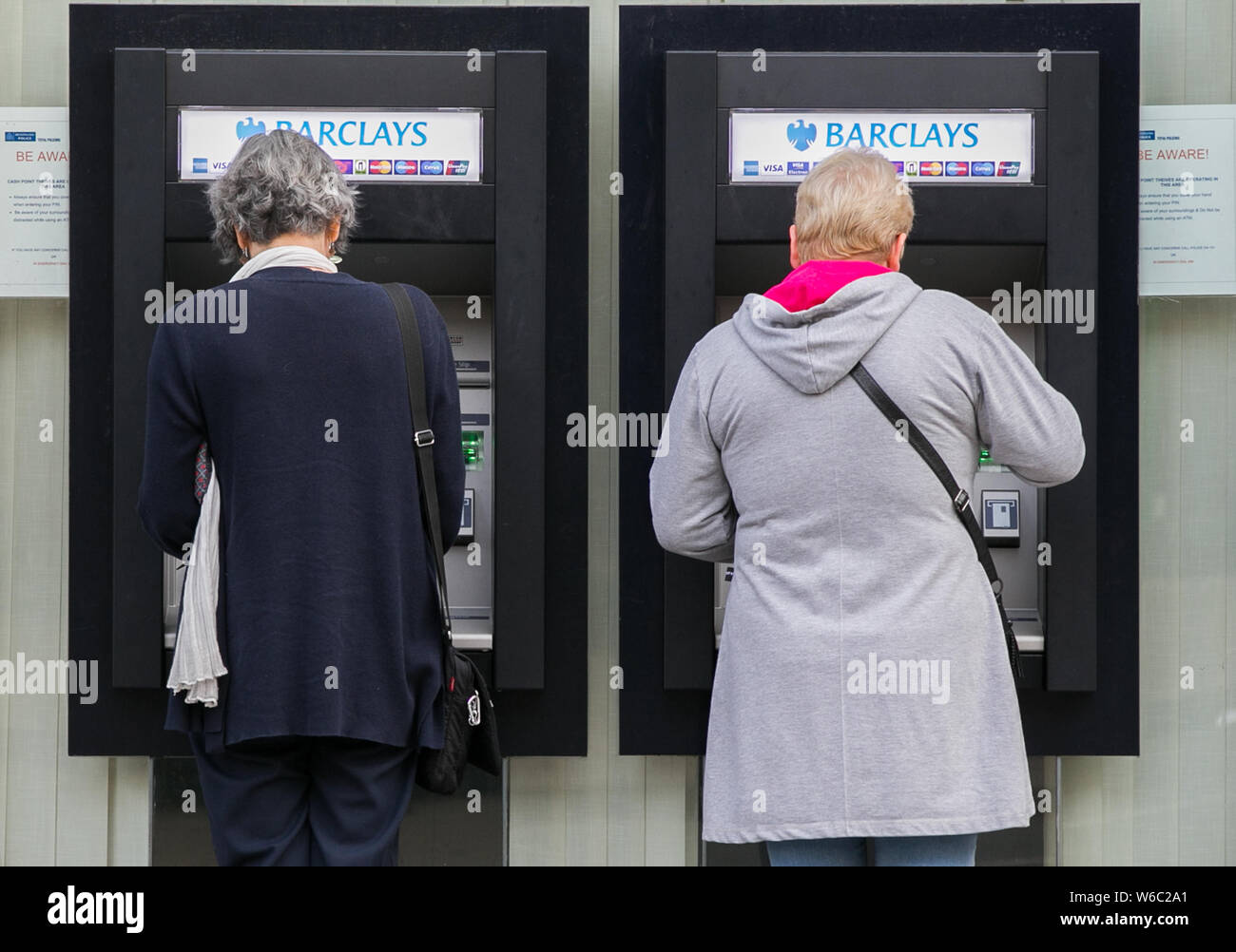 Barclays cashpoint machines hi-res stock photography and images - Alamy