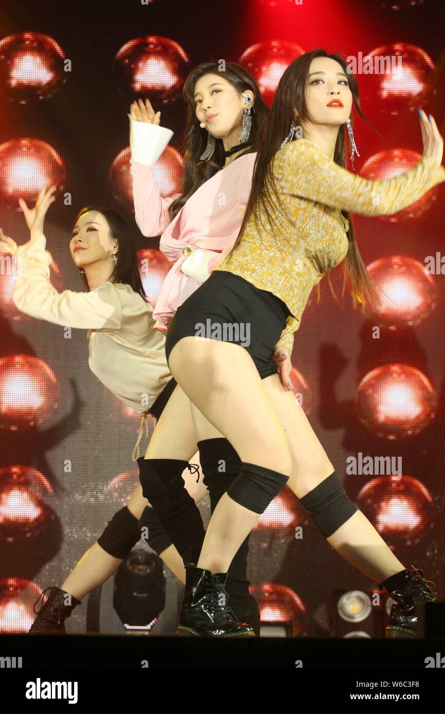 South Korean singer and actress Bae Su-ji, better known by the mononym ...