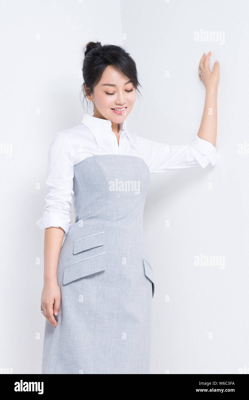 Chinese actress Yan Ni poses for portrait photos during an exclusive ...