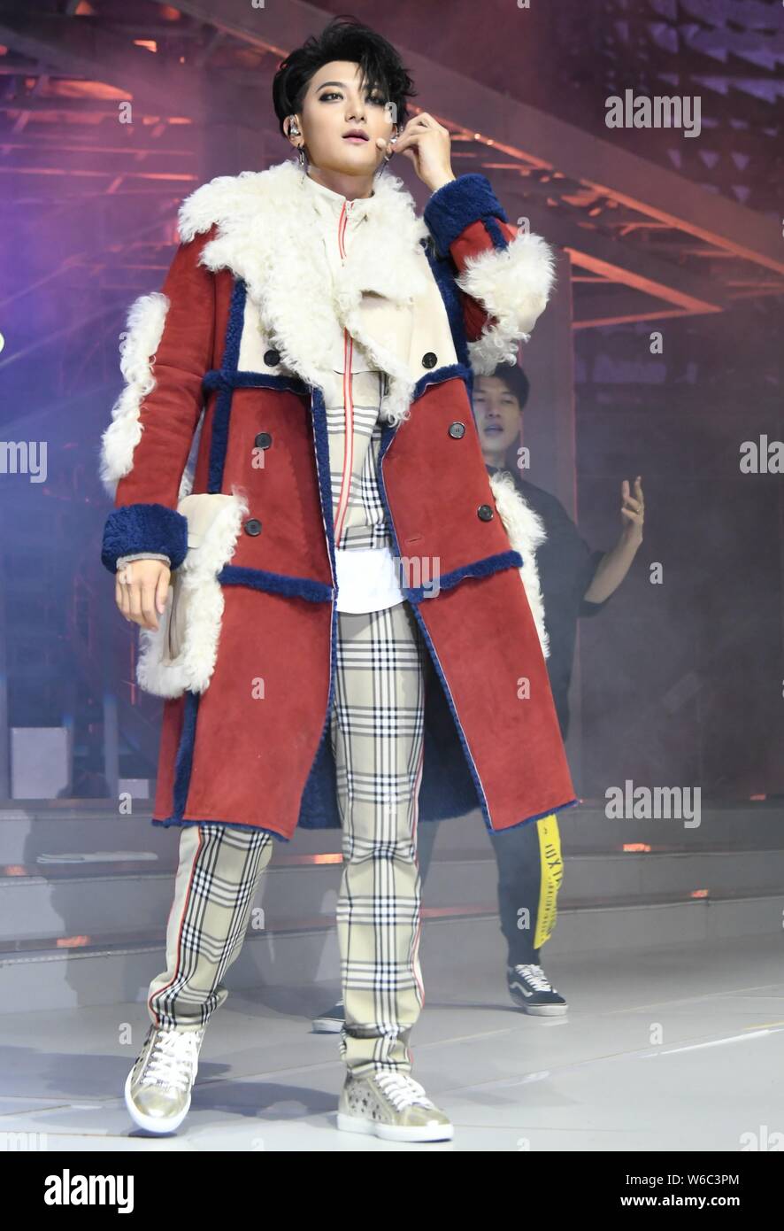 Chinese singer Huang Zitao, better known as Z.Tao, performs at his ...