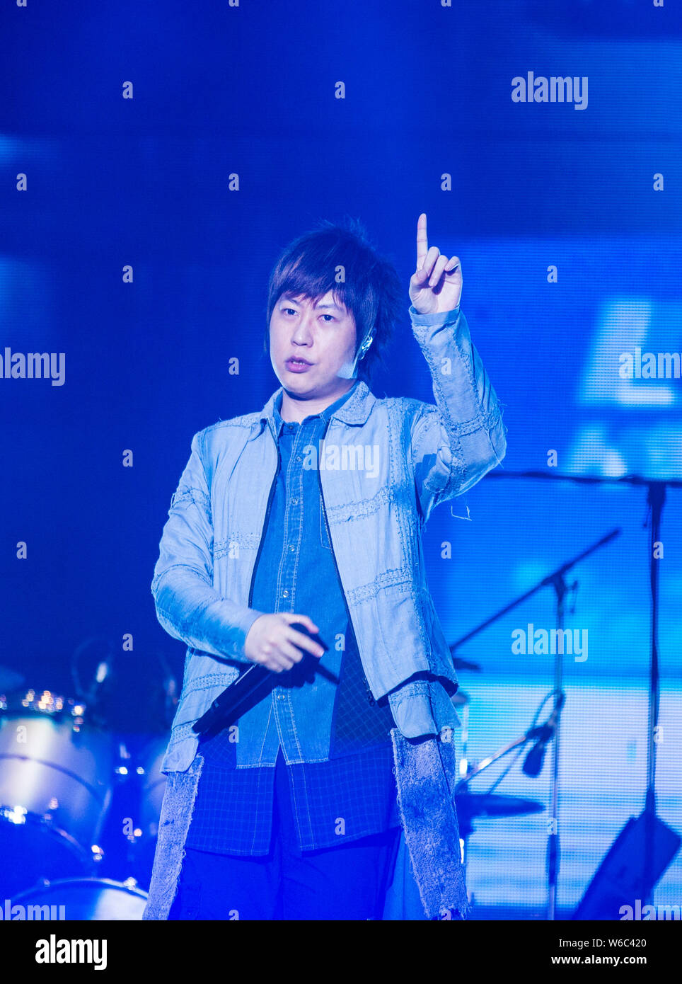 Chen Hsin-hung, better known by his stage name Ashin, of Taiwanese rock ...