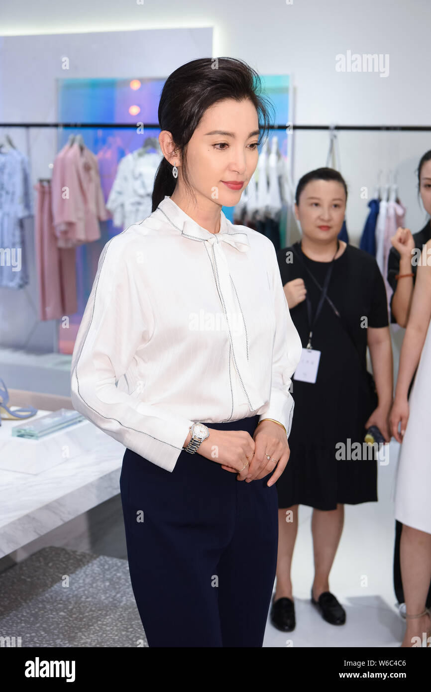 Chinese actress Li Bingbing attends a promotional event for Lily in ...