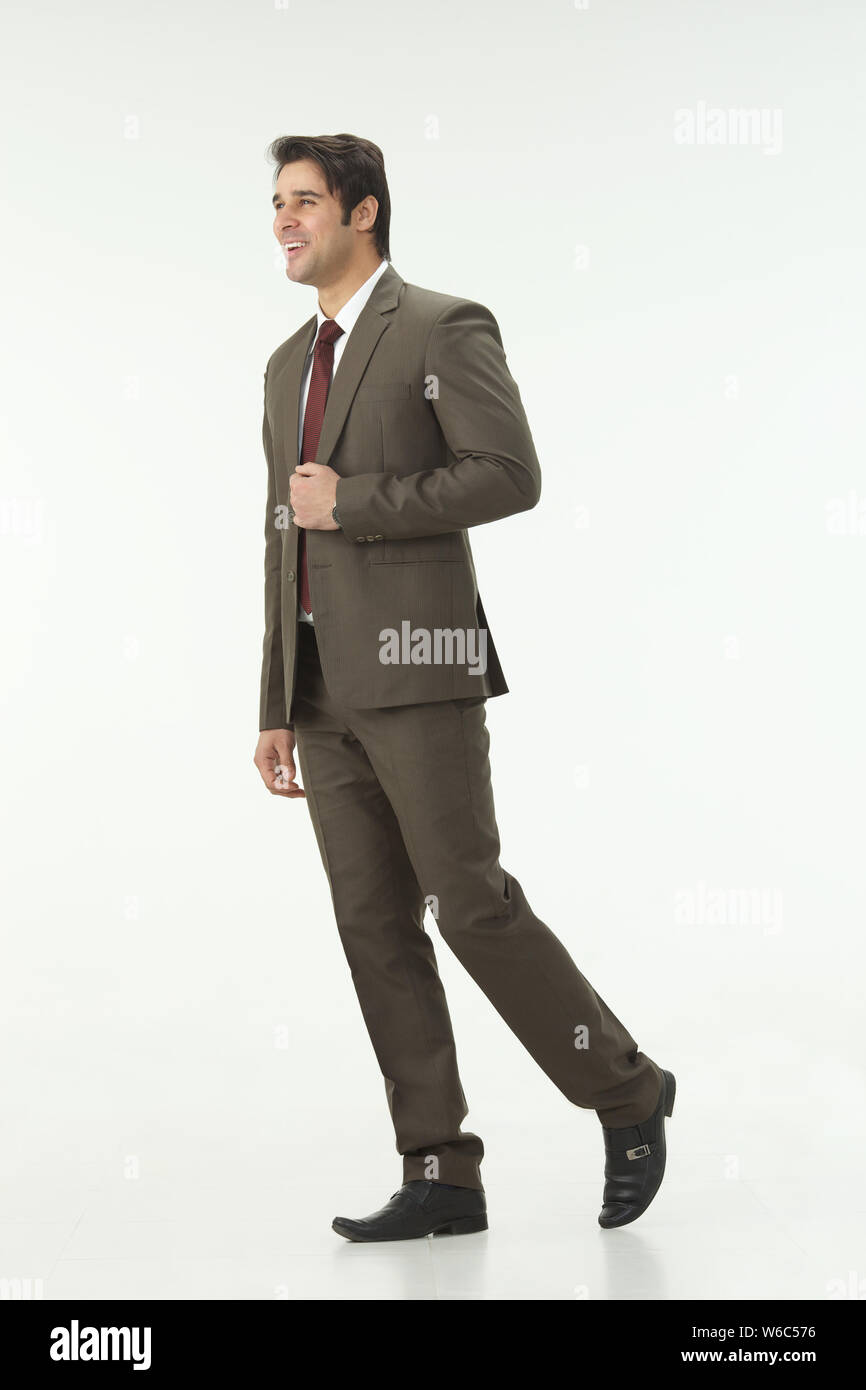 Person walking side view cut out hi-res stock photography and images ...