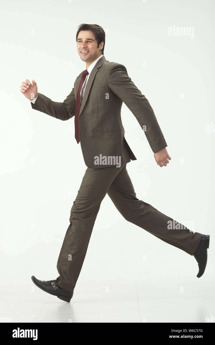 Businessman running away hi-res stock photography and images - Alamy