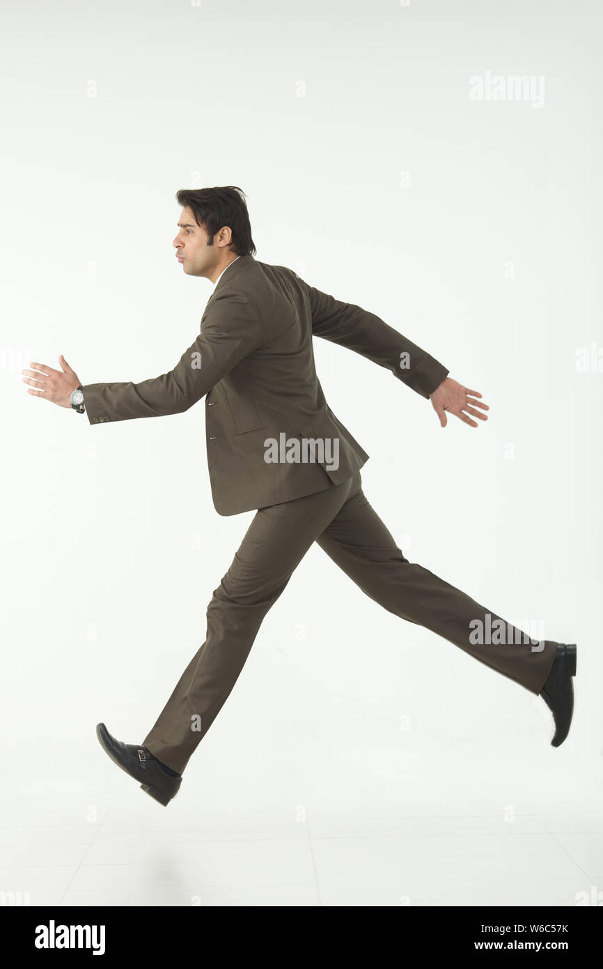 Person running cut out hi-res stock photography and images - Alamy