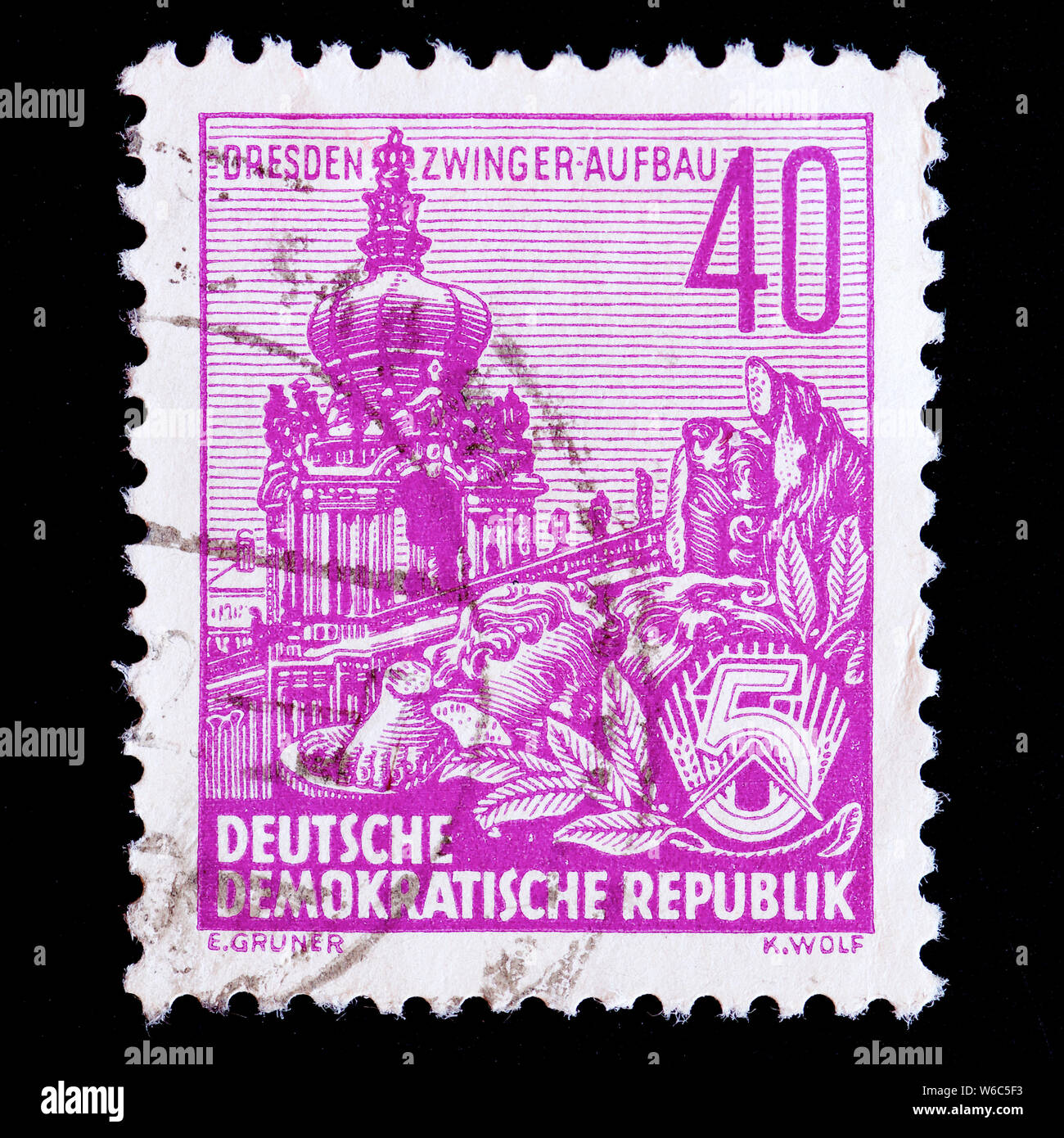 Dresden stamp germany hi-res stock photography and images - Alamy