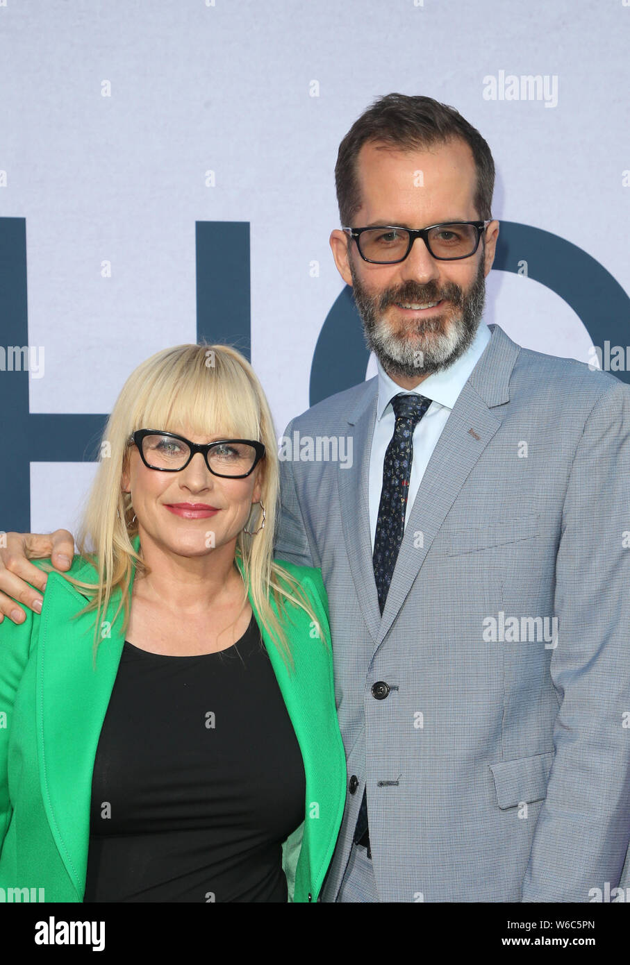Hollywood, Ca. 31st July, 2019. Patricia Arquette, Eric White, at The ...