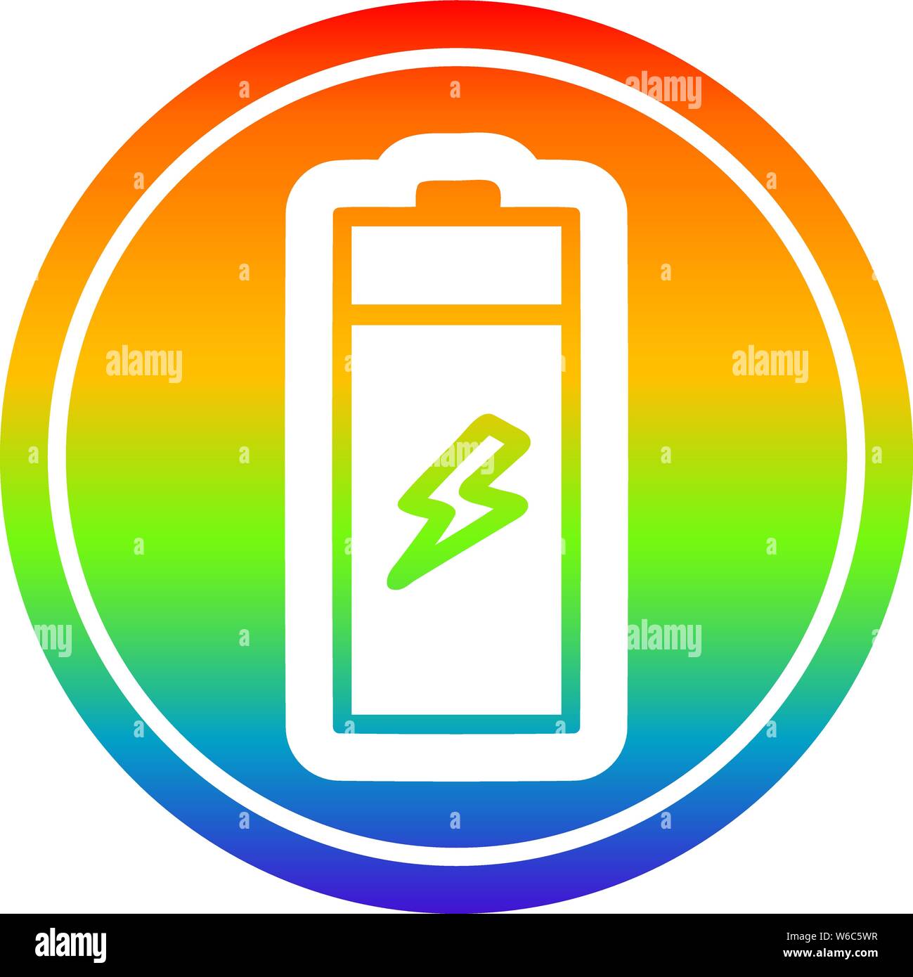 Battery circular Stock Vector Images - Alamy