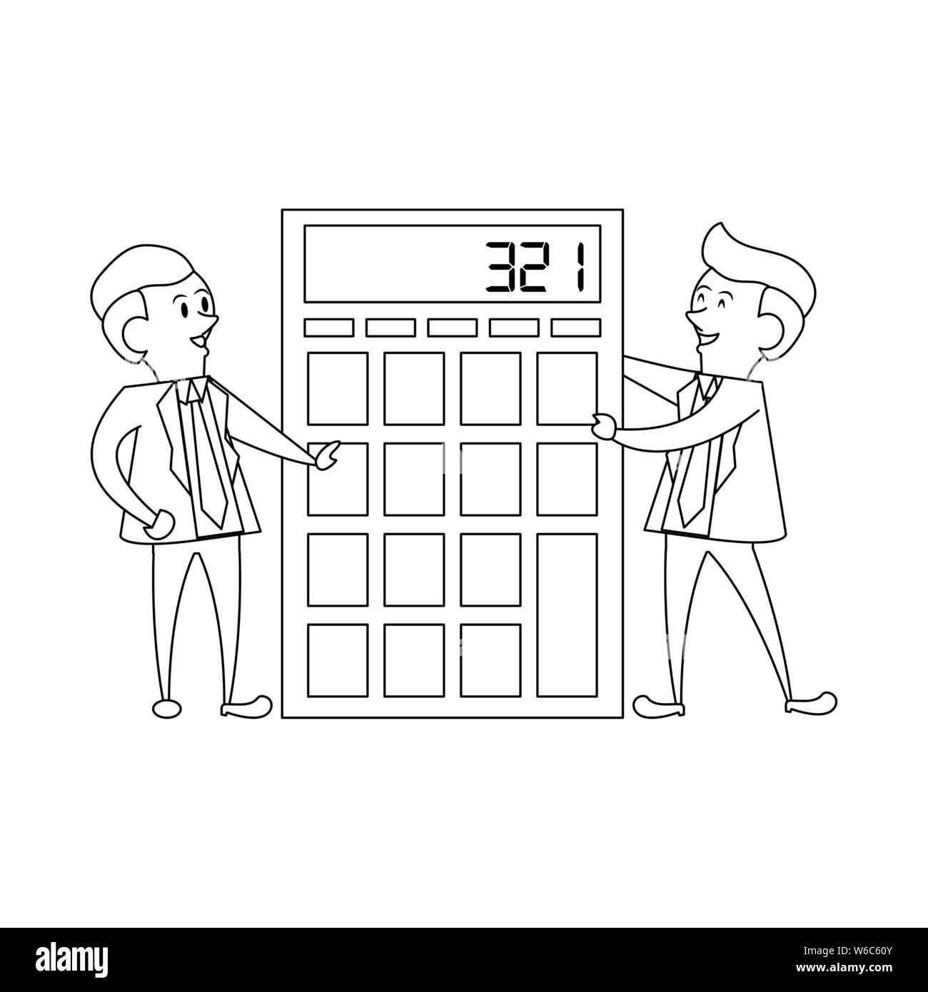 Men in smart suit Stock Vector Images - Alamy